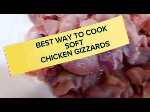 This is the best way to cook chicken gizzards soft and you can savor ...