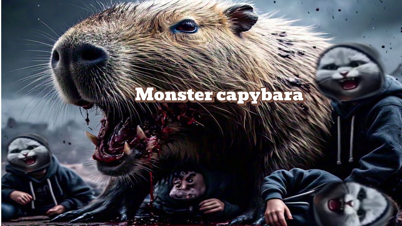 Monster capybara take revenge from everyone | ai models | ai story # ...