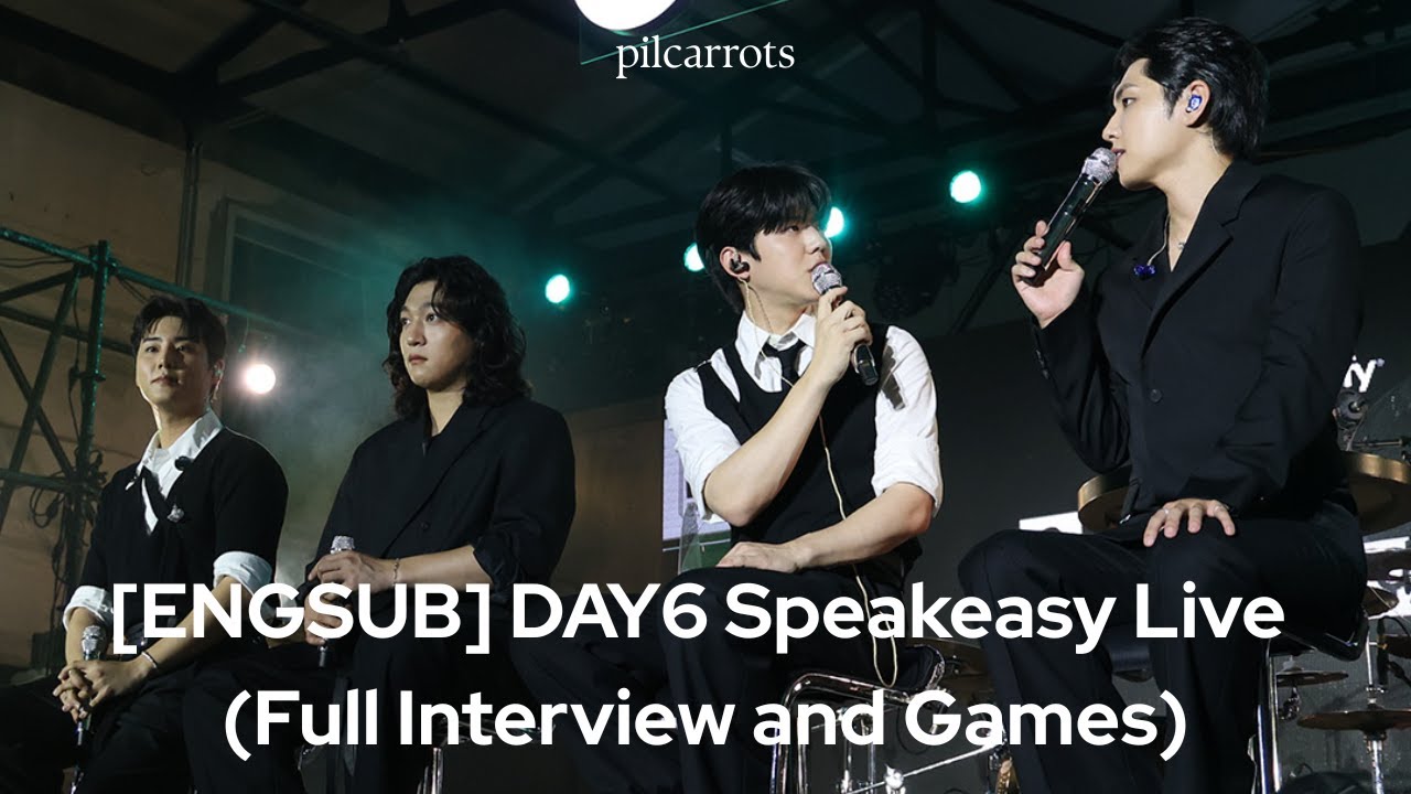 [ENGSUB] DAY6 Speakeasy Live (Full Interview and Games) - YouTube