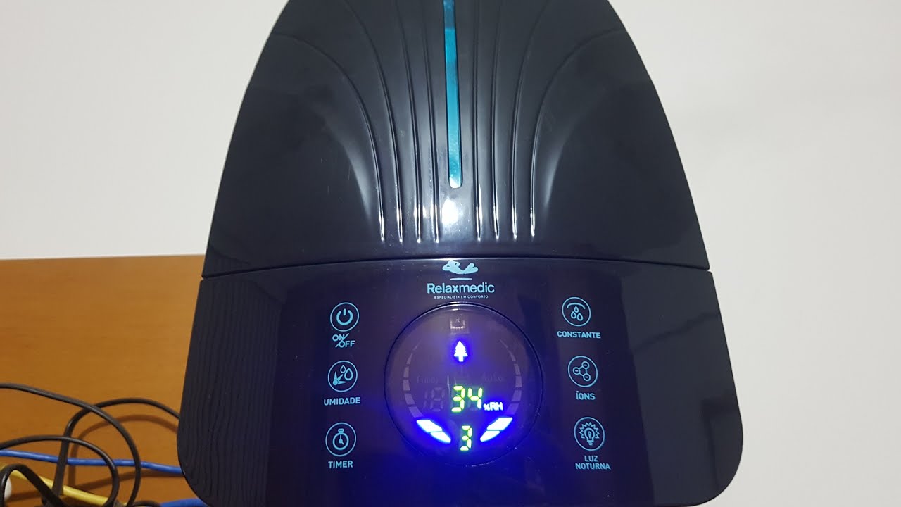 Unbox Umidificador Digital Relax Medic RM-HD0118A - YouTube
