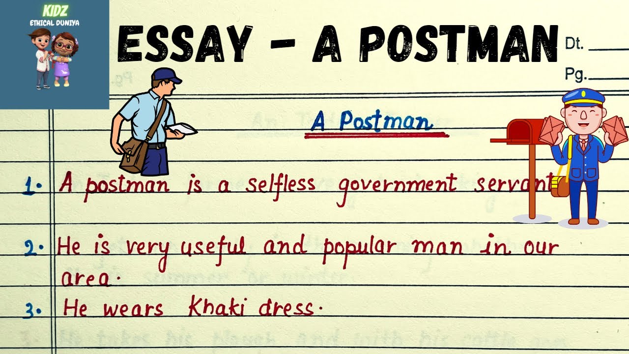 10 Lines About Postman Postman Tutorial For Beginners Essay On Postman In English Postman