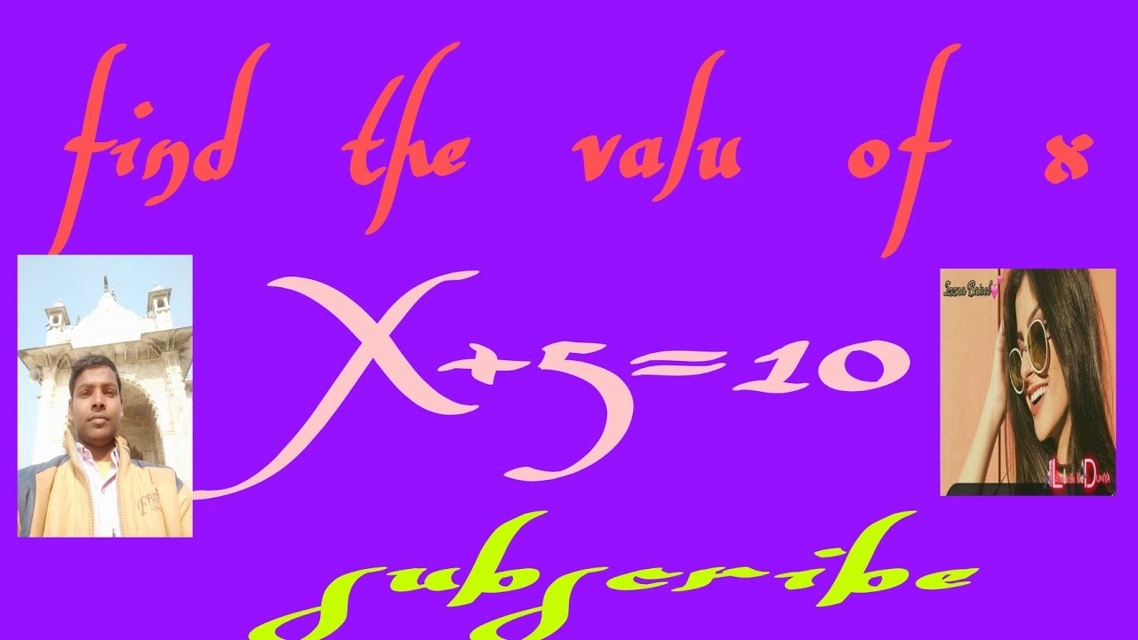 Find The Value Of X YouTube find-the-value-of-x-youtube