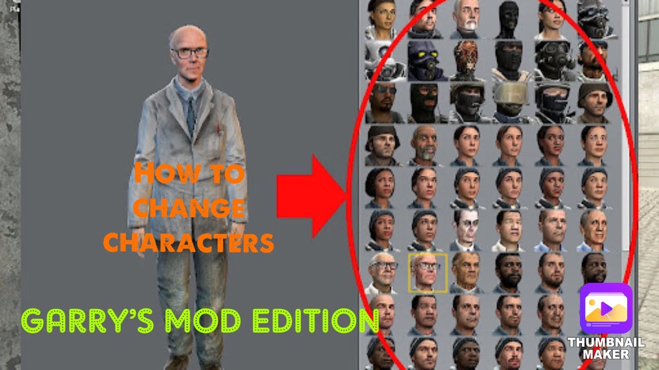how to customise your player in GMOD - YouTube