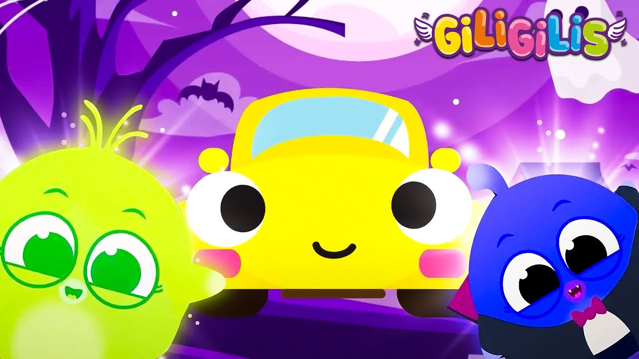 Let's Learn Vehicles - Halloween Song 🎃 Song - Kids Songs | Cartoons ...