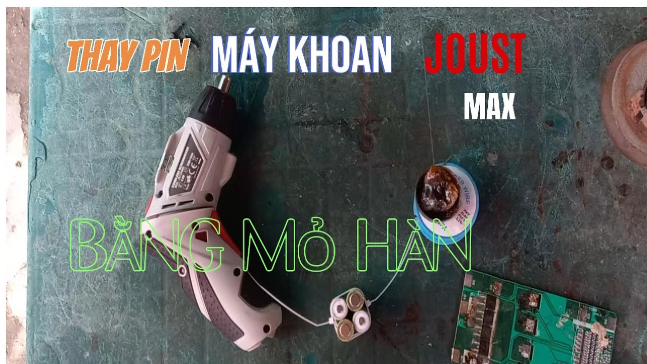Cách hàn chì để nối pin Li-ion máy khoan tại nhà,ai cũng hàn được - YouTube