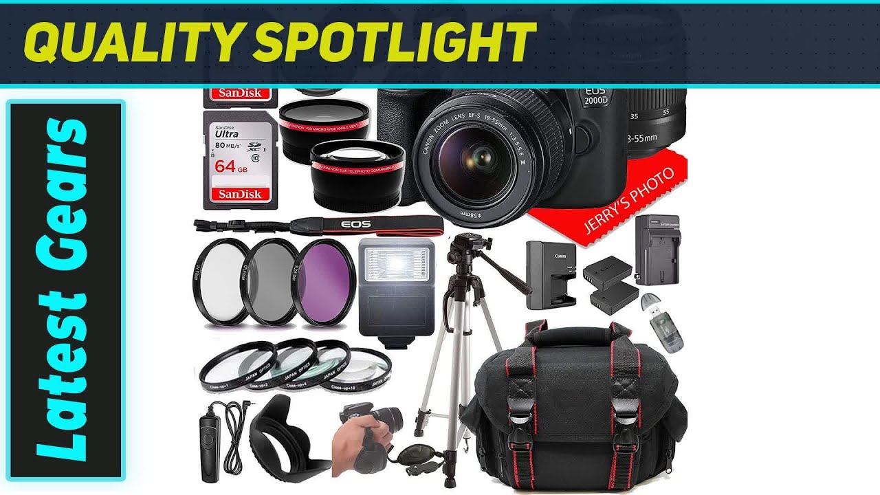 Canon EOS 2000D: The Ultimate Beginner DSLR Package? - YouTube