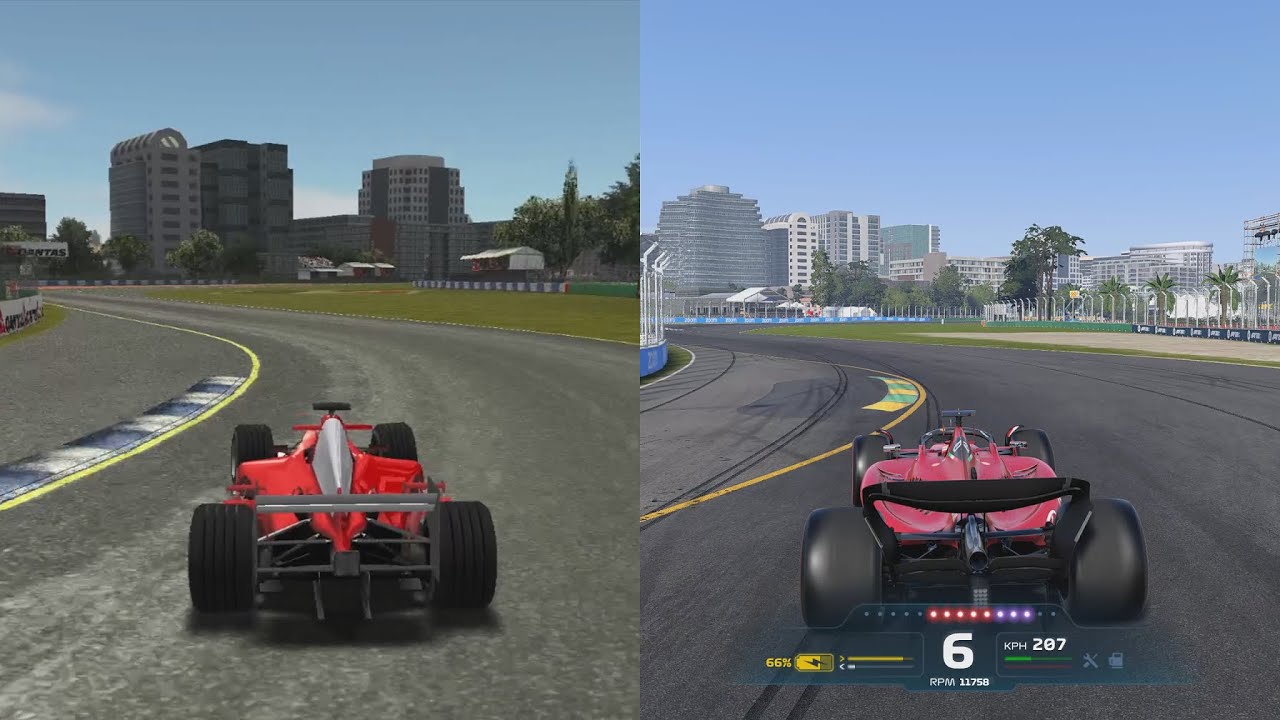 Evolution of 🇦🇺 Australian GP at Melbourne in F1 Racing Games - Albert ...