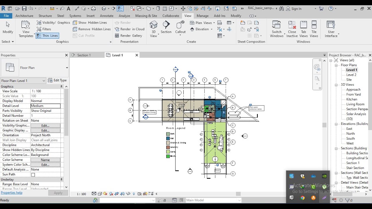 شرح واجهة برنامج الريفيت |Revit User Interface - YouTube