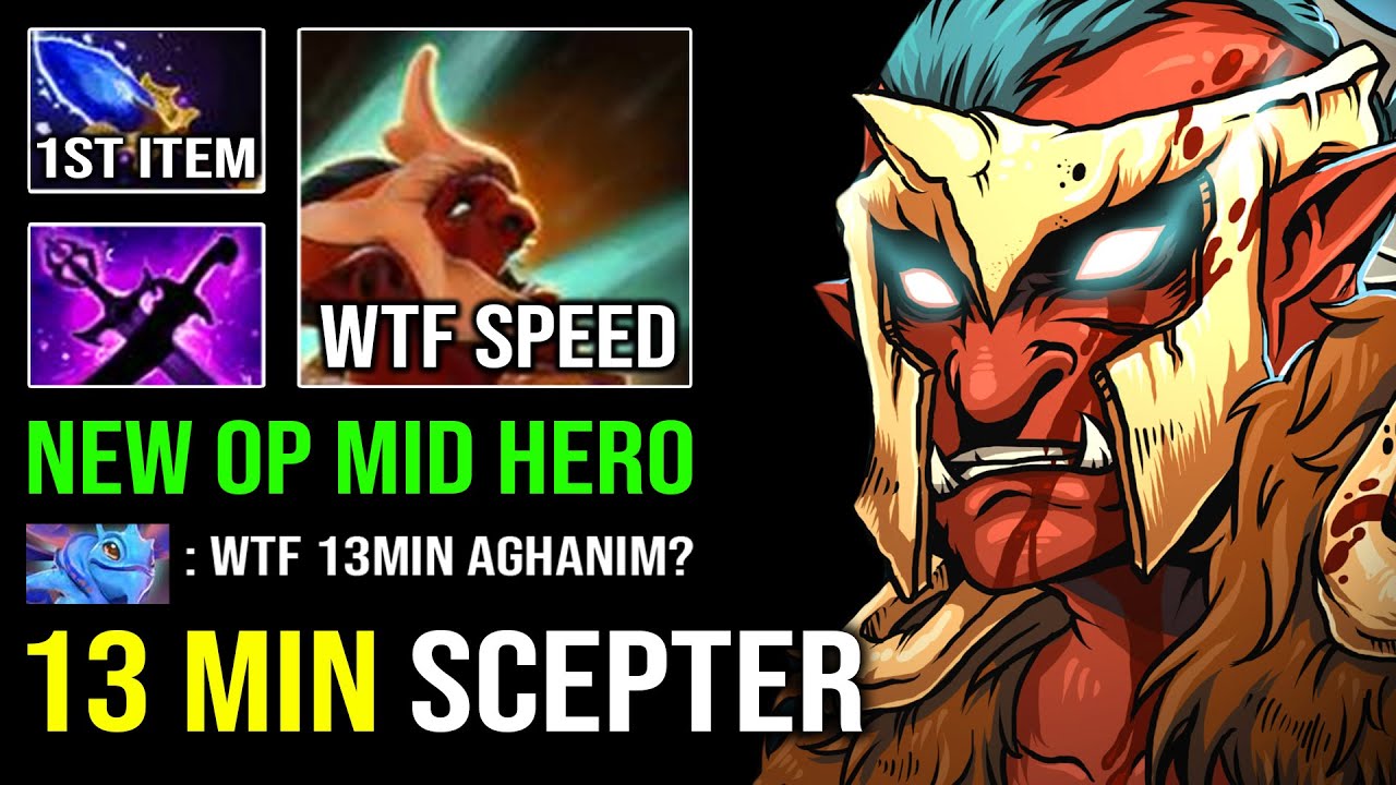 WTF 13Min Scepter Mid Troll Warlord Crazy Dispel 100% Unkillable ...