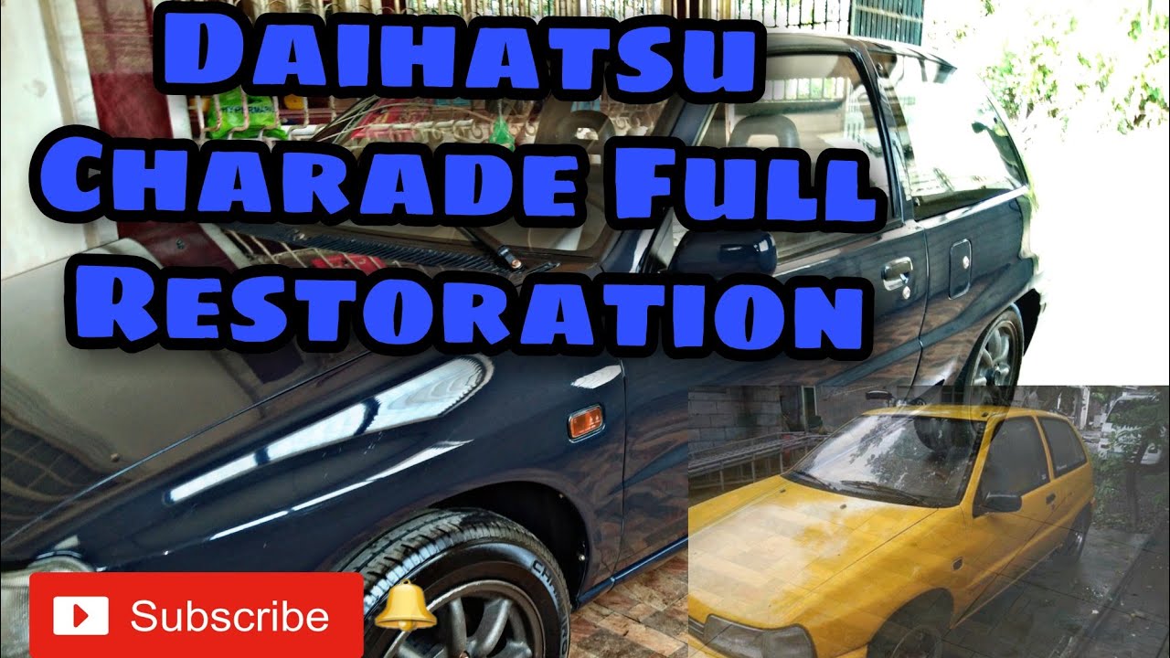 Daihatdu charade full restoration - YouTube