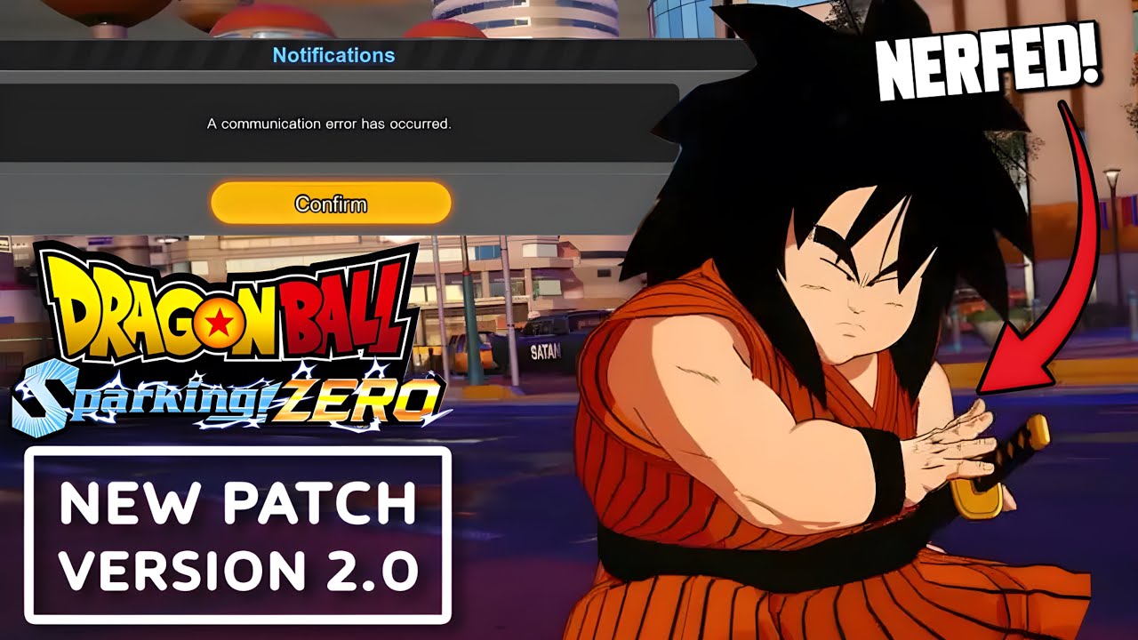 *NEW* DRAGON BALL: Sparking! ZERO - Official Version 2.0. Patch Notes ...