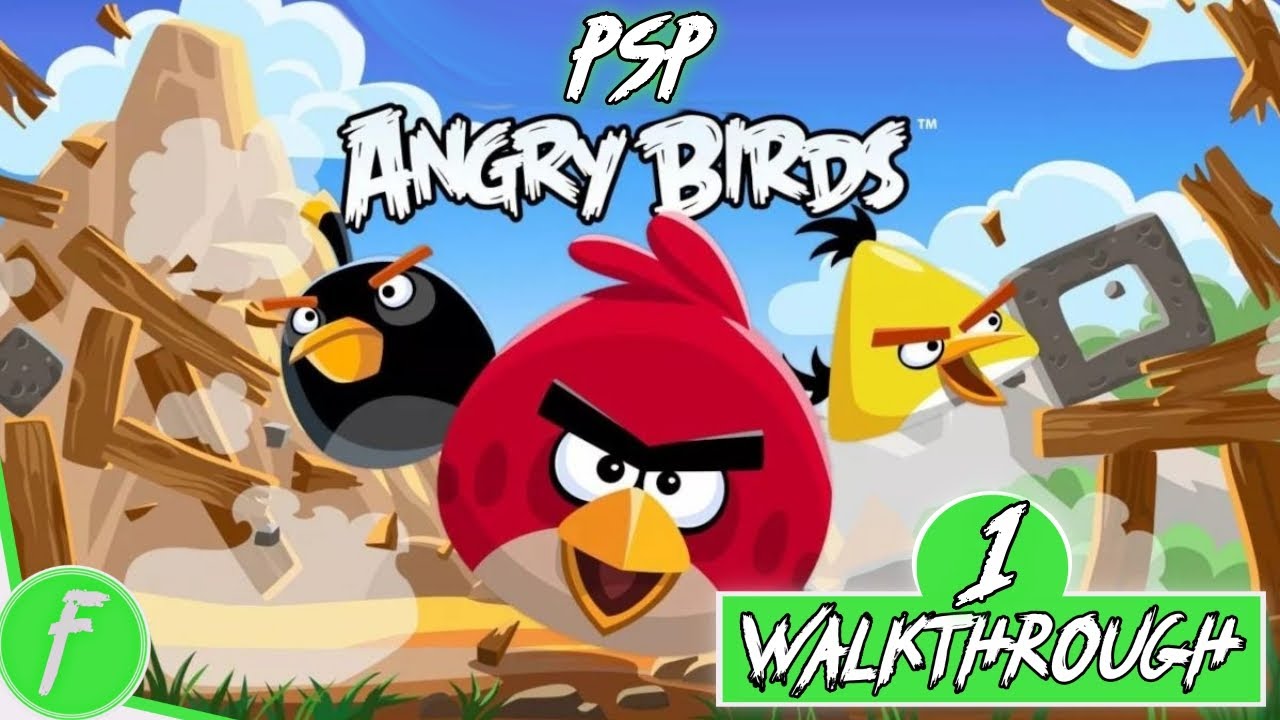 Angry Birds FULL WALKTHROUGH Gameplay HD (PSP) | NO COMMENTARY | PART 1 ...