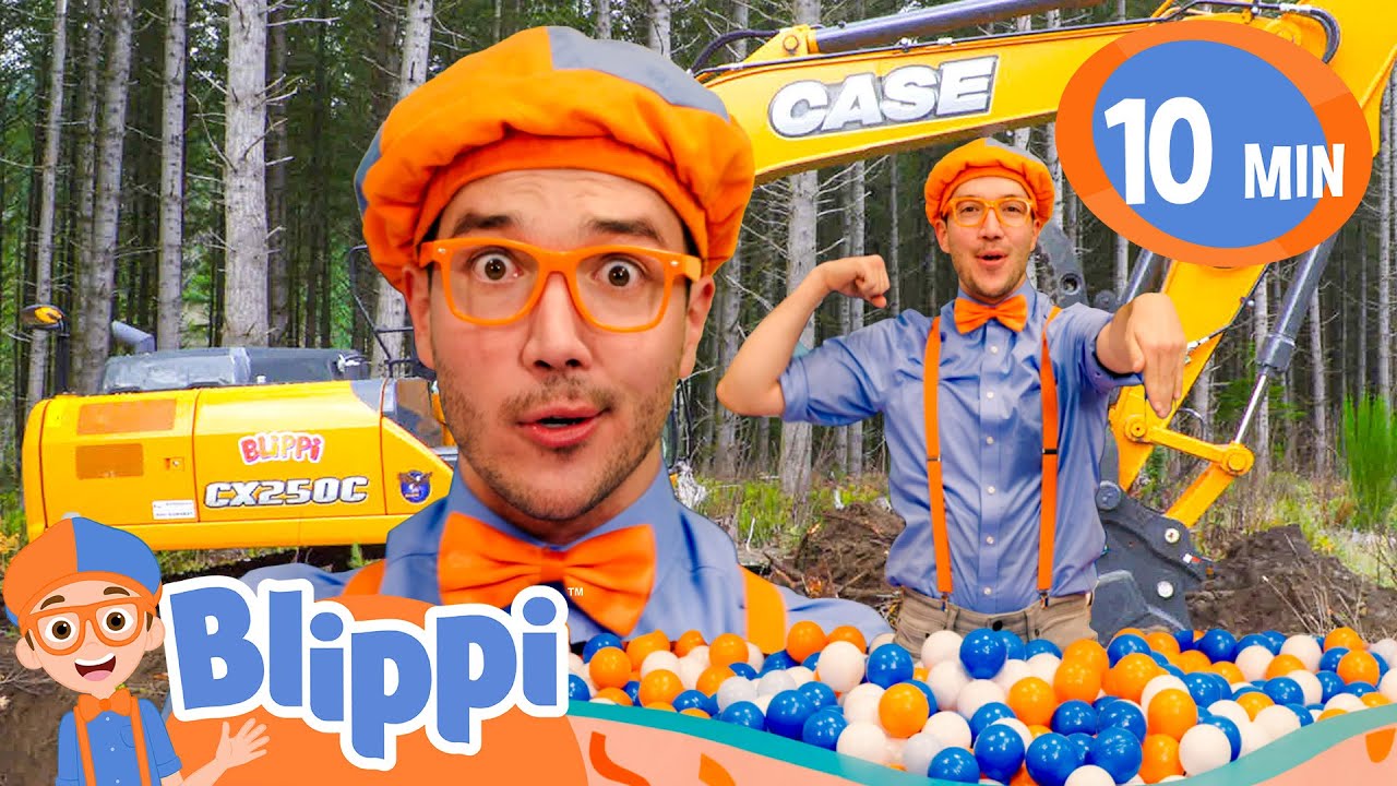 Blippi's Favourite Vehicle! The Excavator!! | Learning Videos with ...