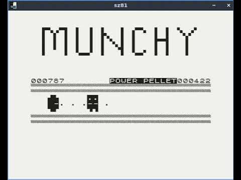 Munchy - ZX81 game - YouTube