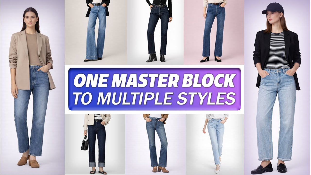 One Master Block, Endless Denim Styles | Design Faster with TUKAcad ...