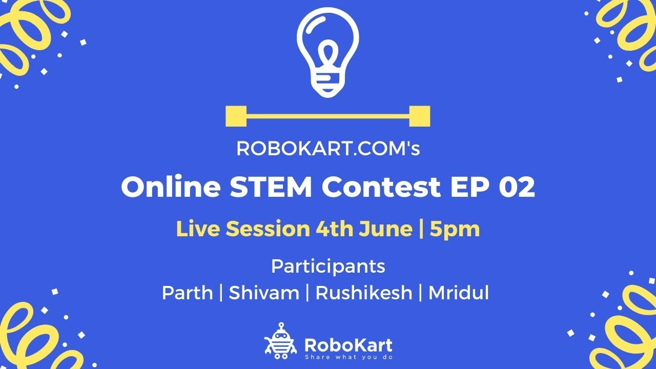 Robokart.com's Online STEM Contest | EP 02 - YouTube