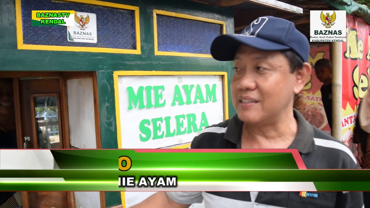 BAZNAS KENDAL BANTU GEROBAG MIE AYAM PAK JOKO WELERI KENDAL - YouTube