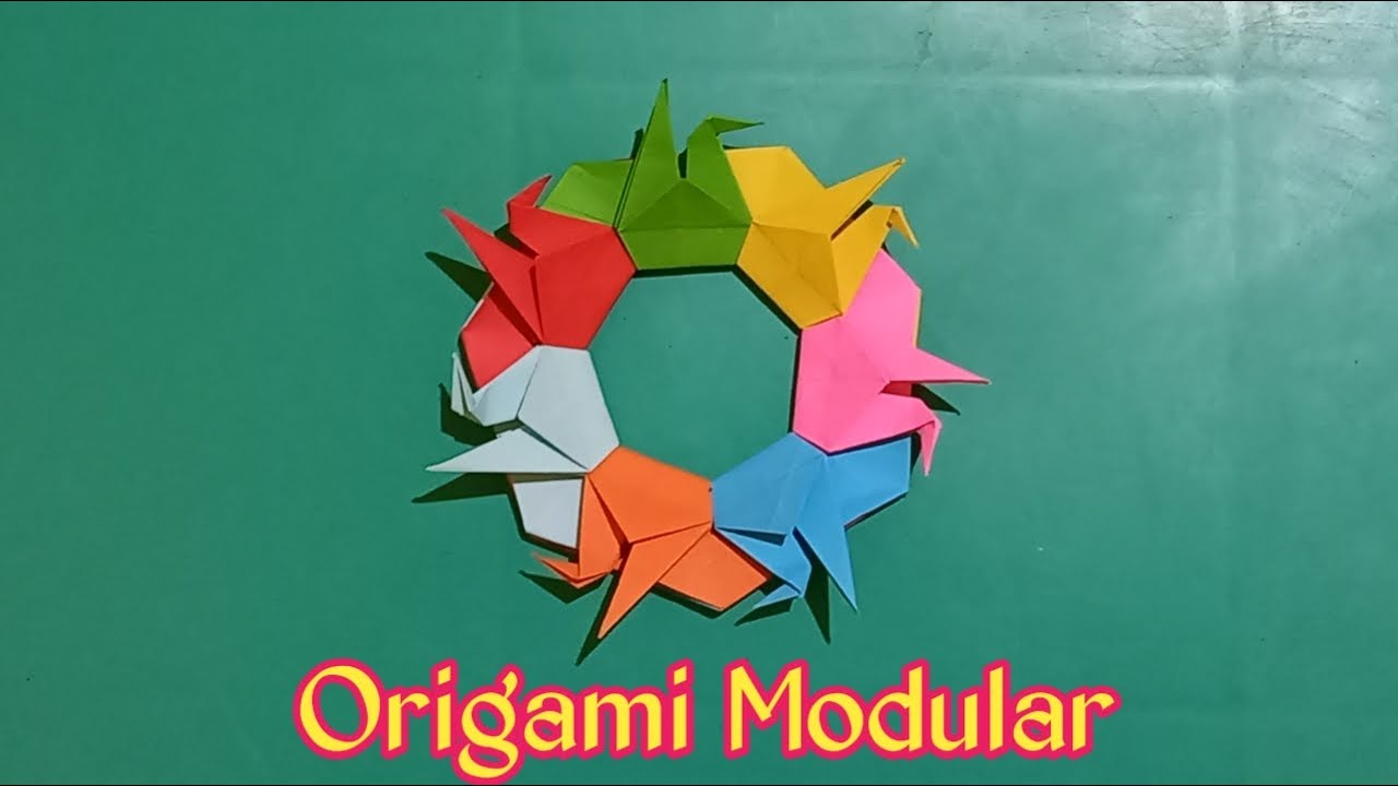 origami modular /modular / module paper / module / modular origami ...