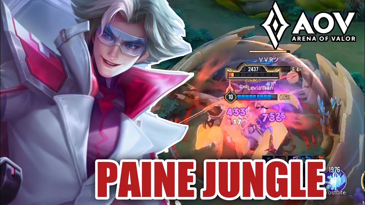 AOV : PAINE JUNGLE GAMEPLAY || BUILD PAINE - ARENA OF VALOR - YouTube