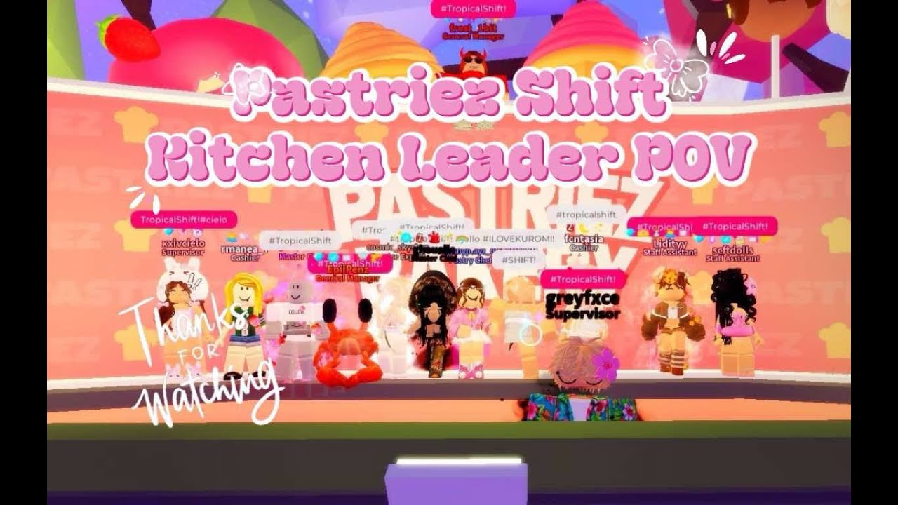Pastriez Shift Kitchen Leader POV (Roblox) | GrqndeurRoblox - YouTube