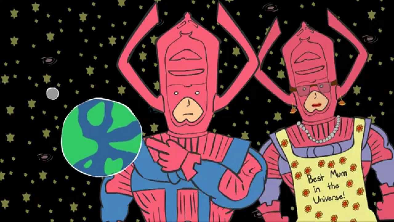 Galactus Attacks the Earth with PUNS!!! - YouTube