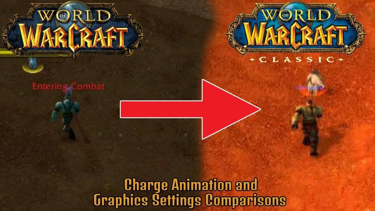 Vanilla WoW vs. Classic Beta: Charge Animation & Options Menu ...