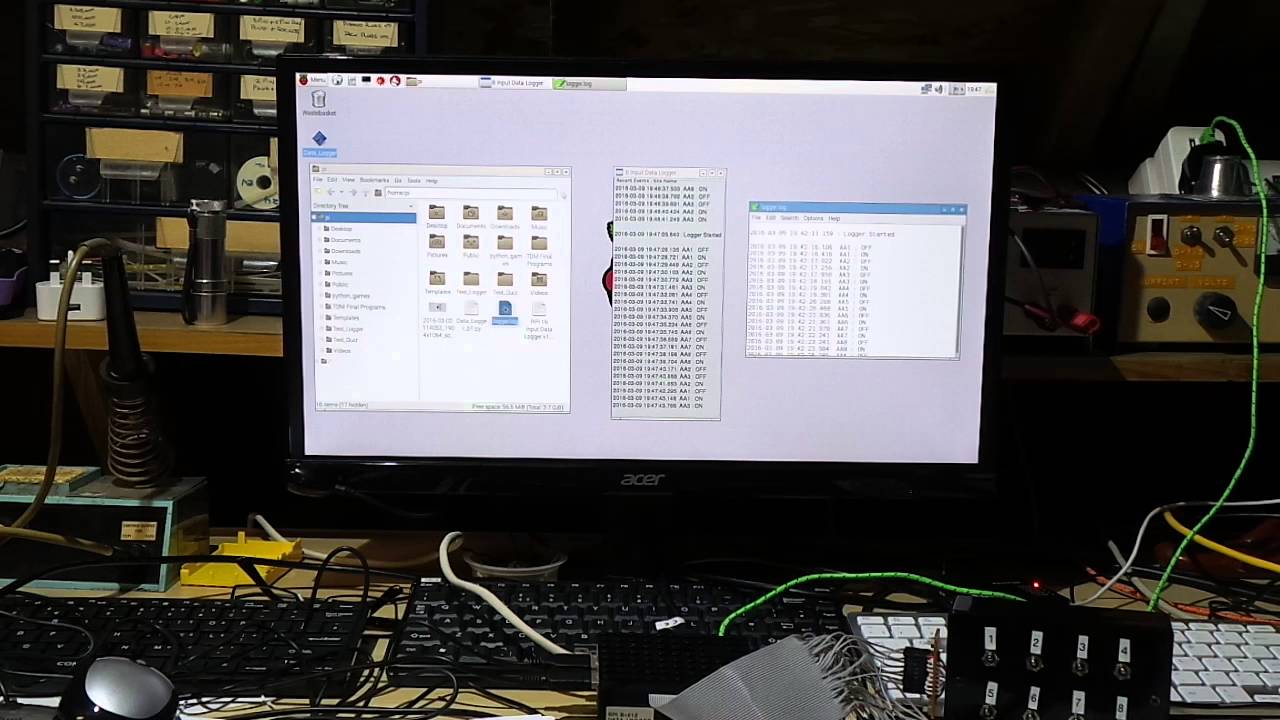 Raspberry Pi Event Logger - YouTube