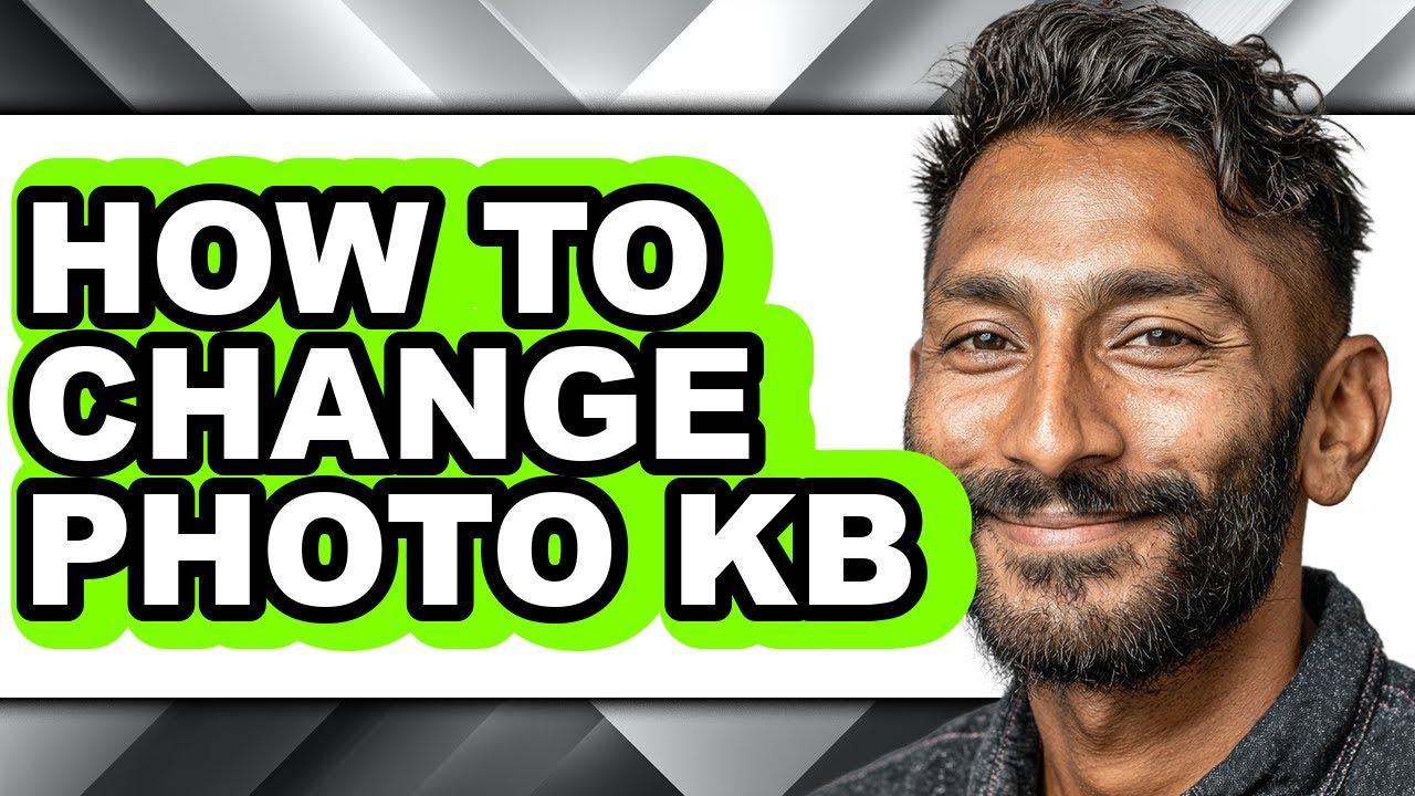 How to Change Photo Kb (updated) - YouTube