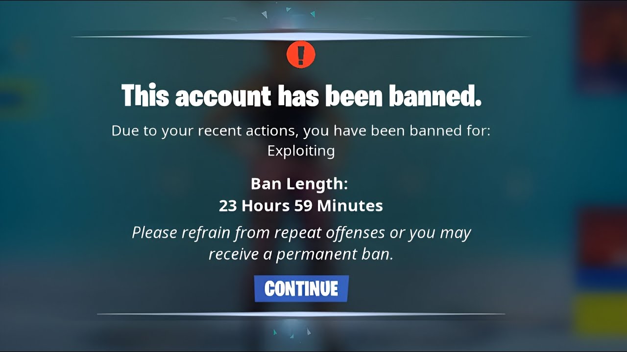 Fortnite is False PERMA banning EVERYONE - YouTube
