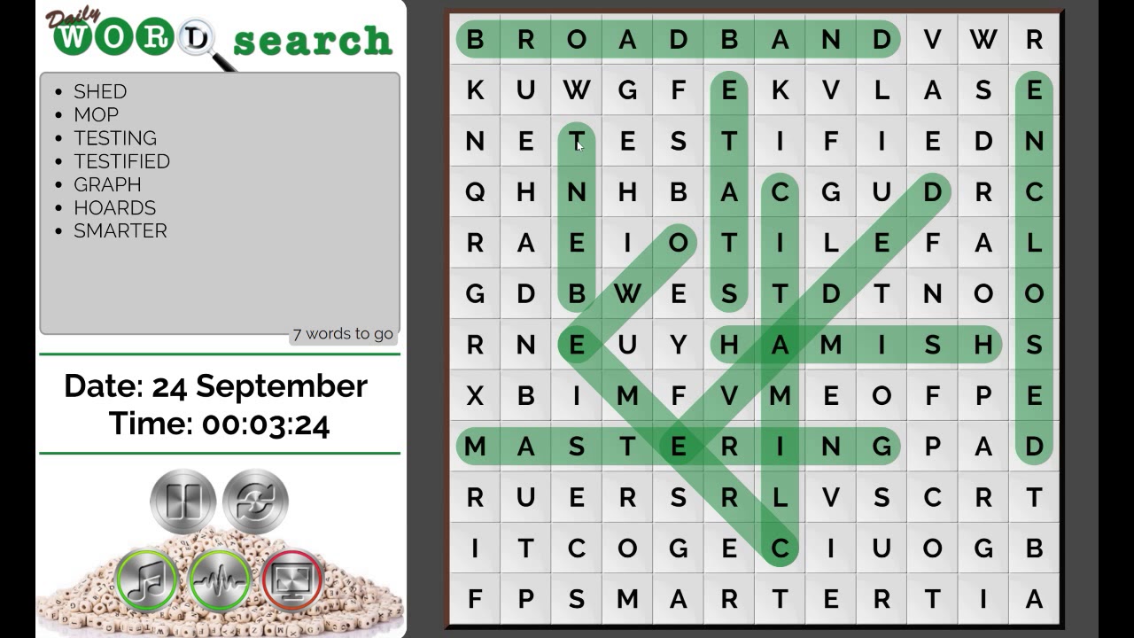 DAILY WORD SEARCH - Game preview - YouTube