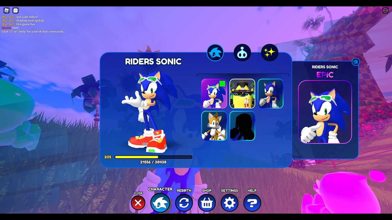 How to get New Epic Character in Sonic Speed Simulator - YouTube