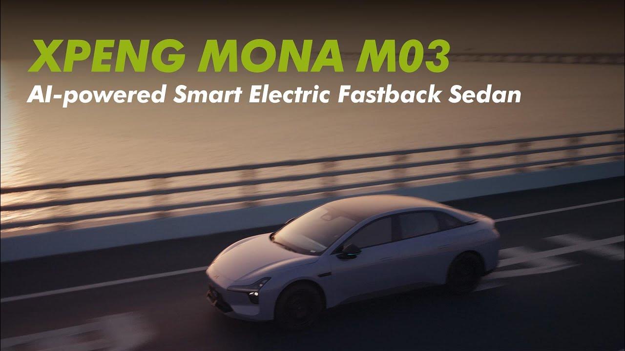 XPENG MONA M03: AI-powered Smart Electric Fastback Sedan - YouTube