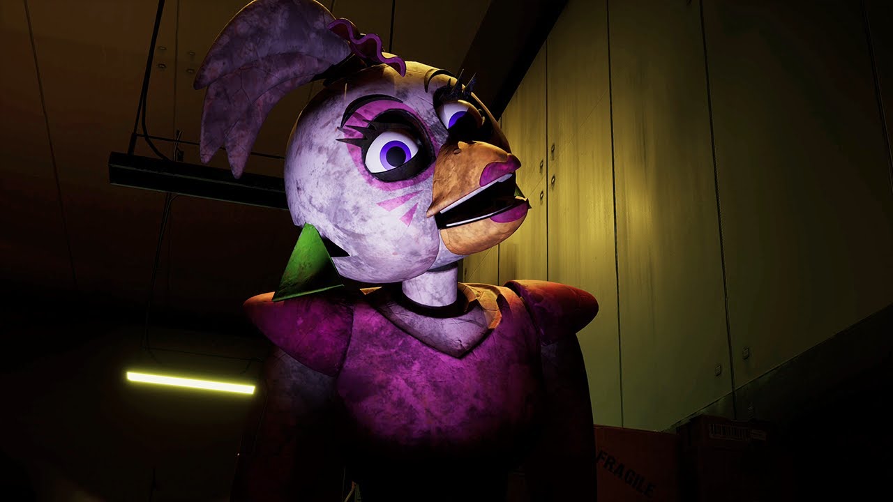 Fnaf Security Breach Glamrock Chica Boss Fight Youtube