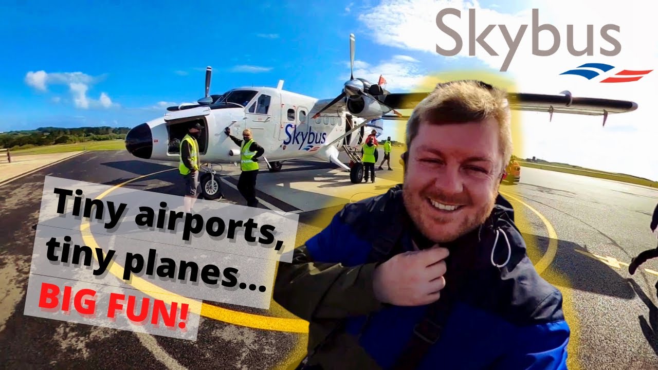 Would YOU fly this tiny aircraft??? SKYBUS trip to the WONDERFUL Isles ...