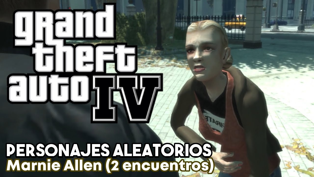 GTA IV - Personajes Aleatorios - Marnie Allen - YouTube