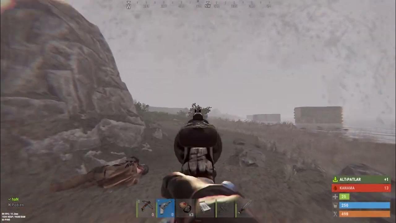 3k Saat'in Gözünden Rust Pvp(am i scripting?) - YouTube