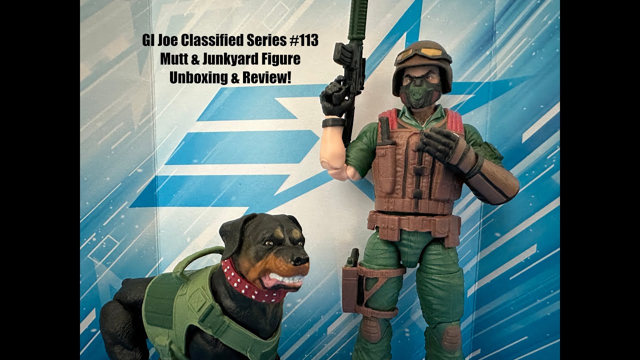 GI Joe Classified Series #113 Mutt & Junkyard Figure Unboxing & Review ...