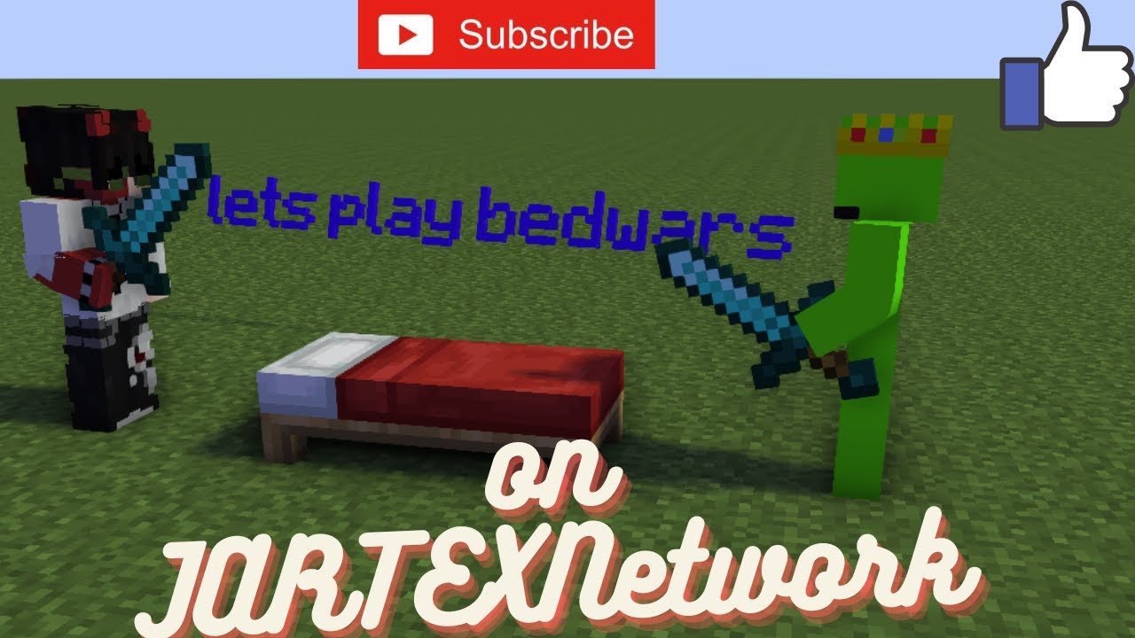 Playing Bedwars On Jartex Network For The First Time Minecraft