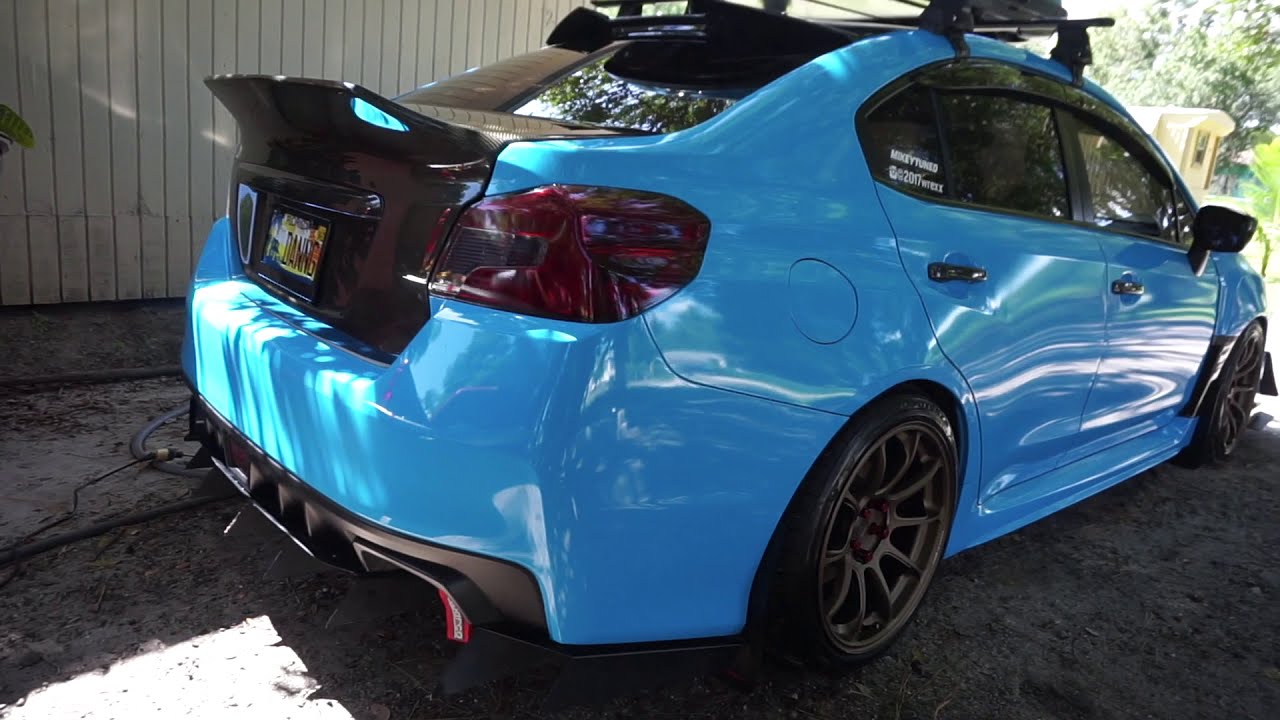 Carbon Fiber Trunk Install on 2017 Subaru WRX - YouTube