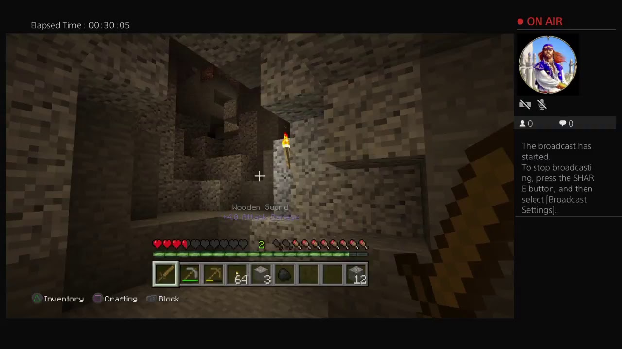 1st hard difficulty Minecraft - YouTube