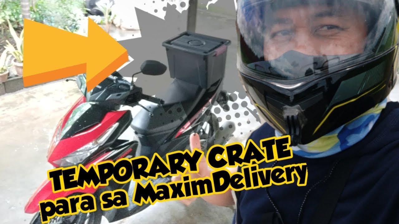 HOW TO MAKE A TEMPORARY CRATE FOR MAXIM DELIVERY - YouTube