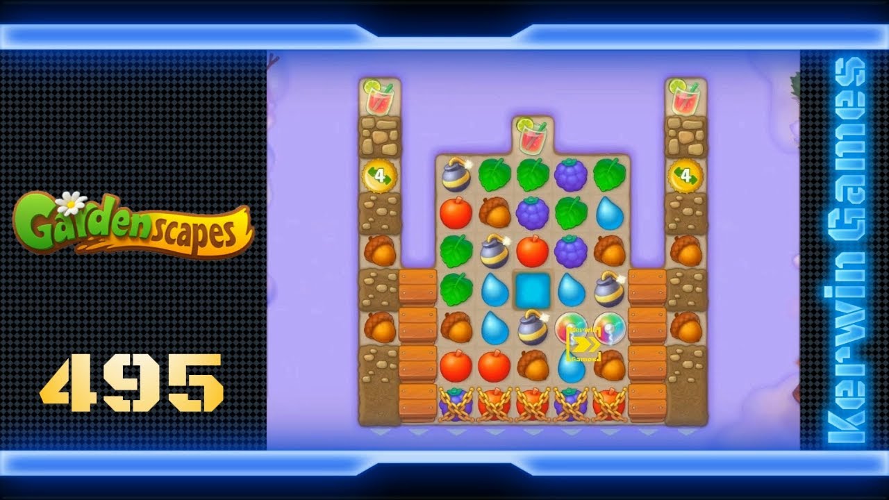 Gardenscapes Level 495 - YouTube