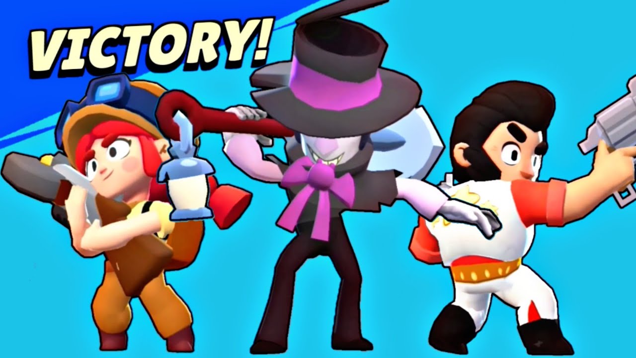 All OLD Brawlers + Skins Winning Pose - Brawl Stars - YouTube