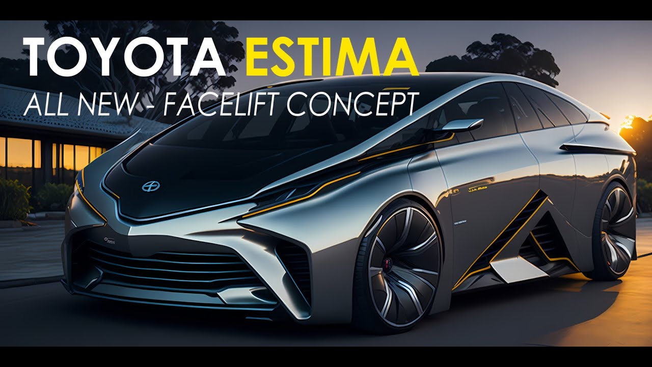 Toyota Estima All New Facelift Concept Car, AI Design - YouTube