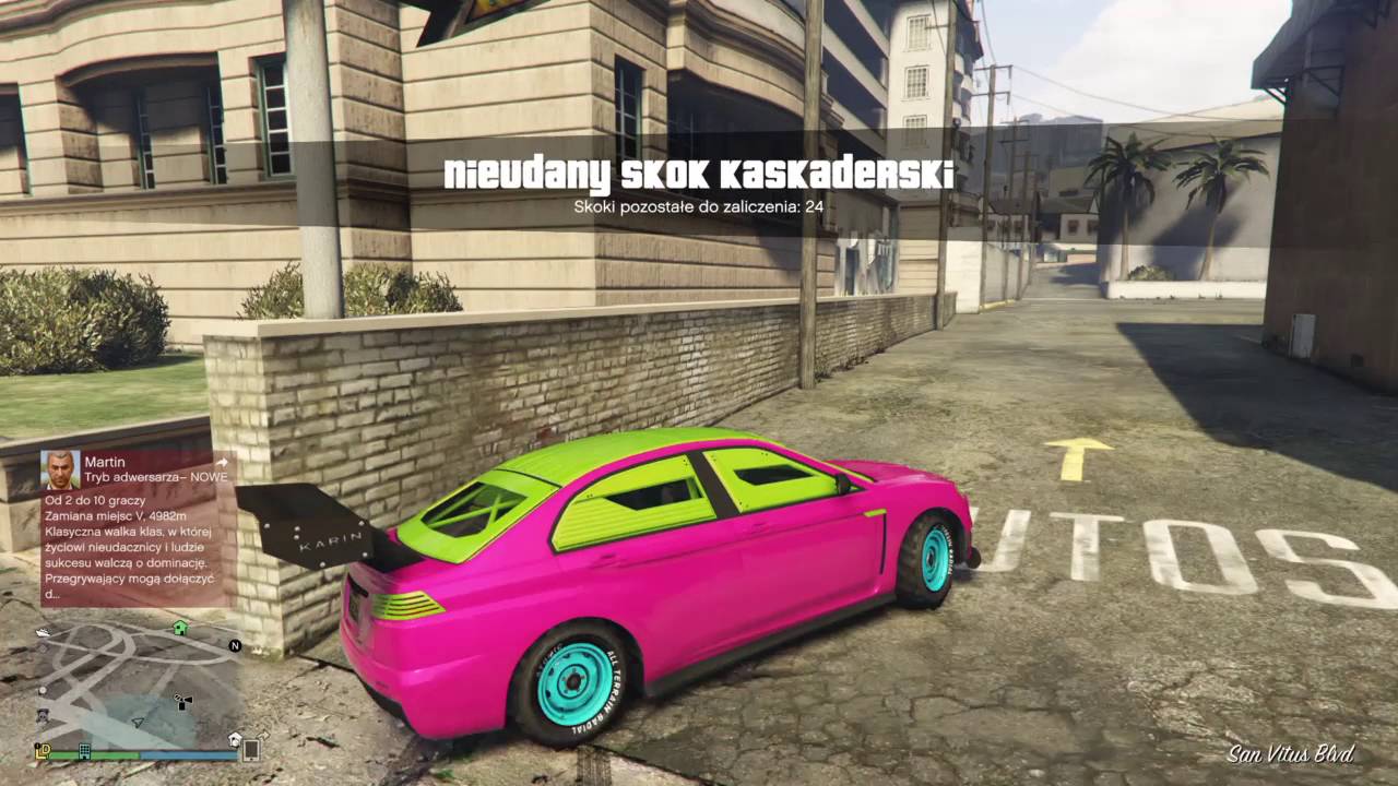 Grand Theft Auto V front flip - YouTube