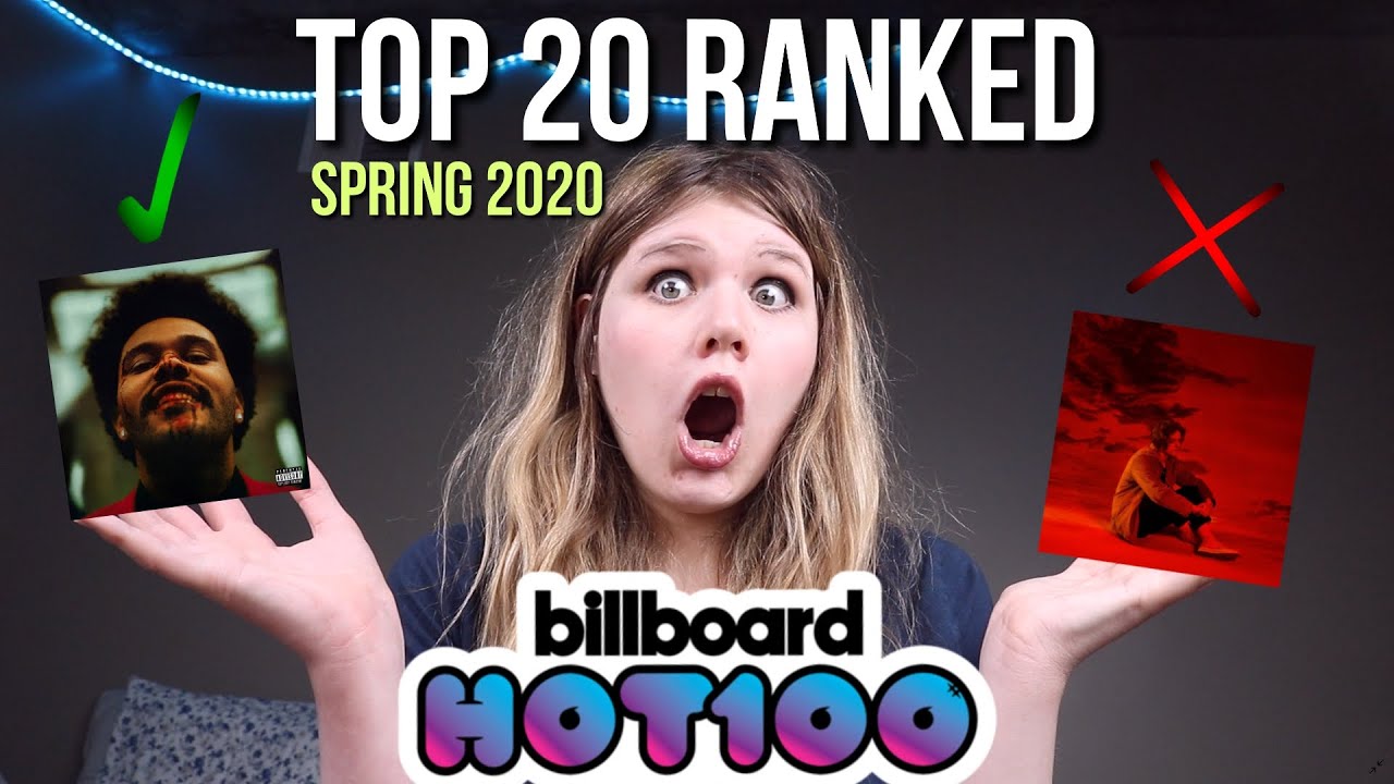 Ranking EVERY Hit Song (Spring 2020) [Billboard Hot 100 Top 20 Ranked ...