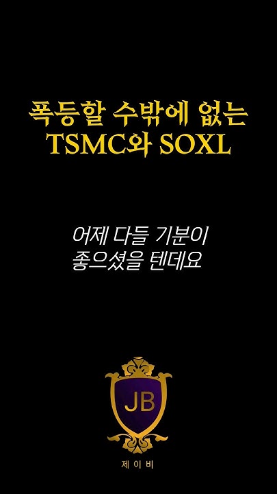 폭등할 수밖에 없는 TSMC와 SOXL - YouTube