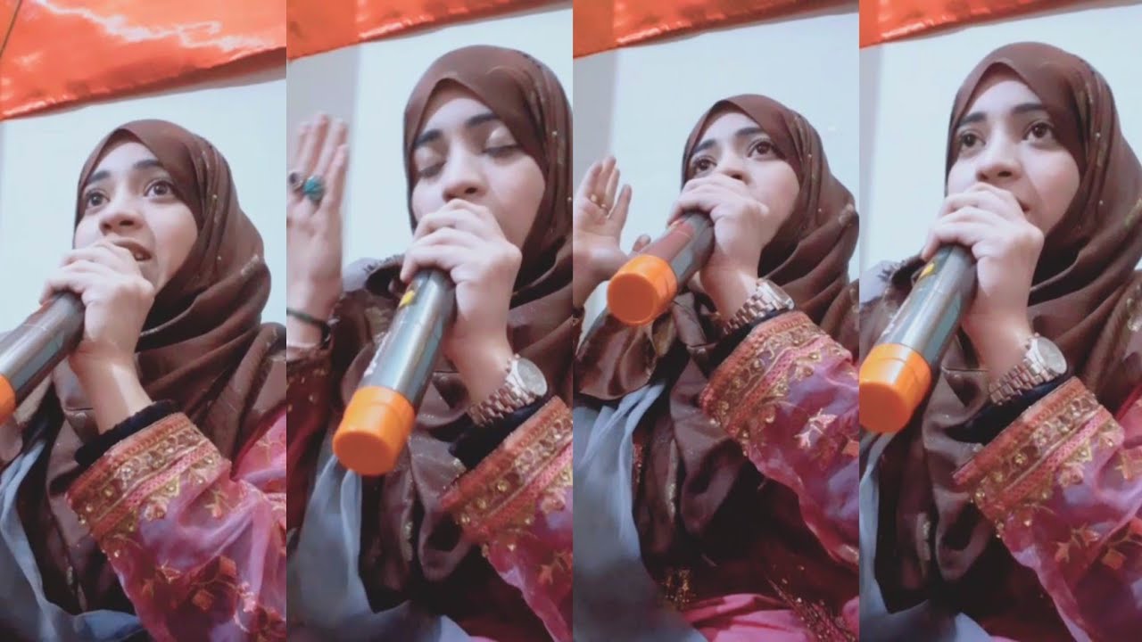 Syeda Nida Fatima live Reciting Great Kalam - Allahu Allahu (Hamd) at ...