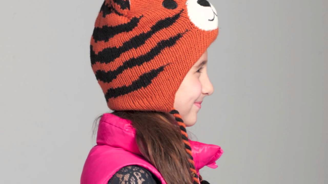 KNIT TIGER ANIMAL HAT | www.AnimalHats.us - YouTube
