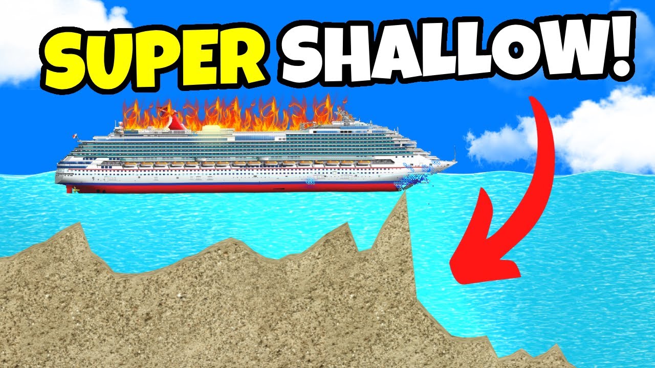 Testing Ships Against SHALLOW WATERS In Floating Sandbox! - YouTube